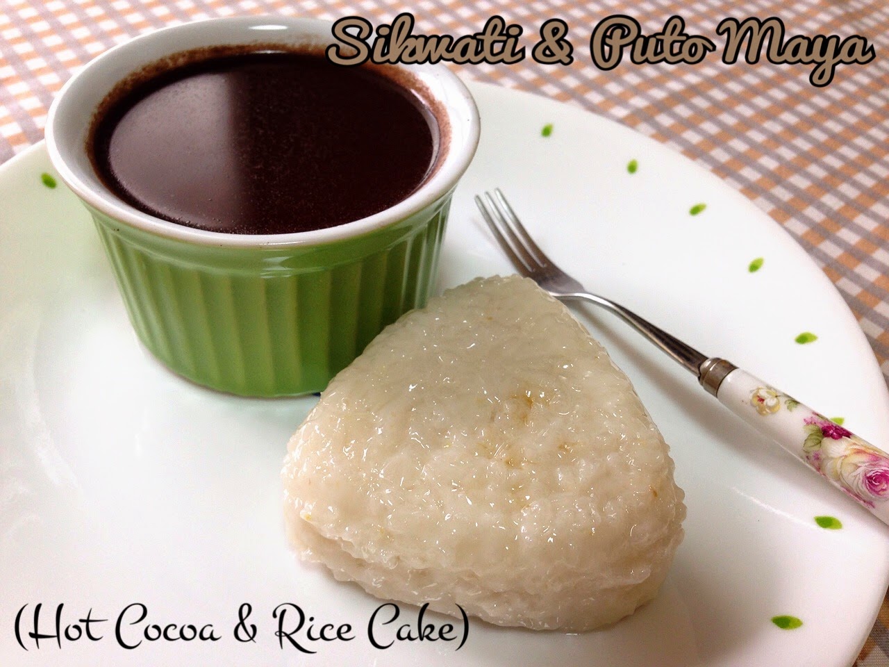 MinJi's Kitchen: Sikwati (Hot Cocoa) & Puto Maya (Rice Cake)