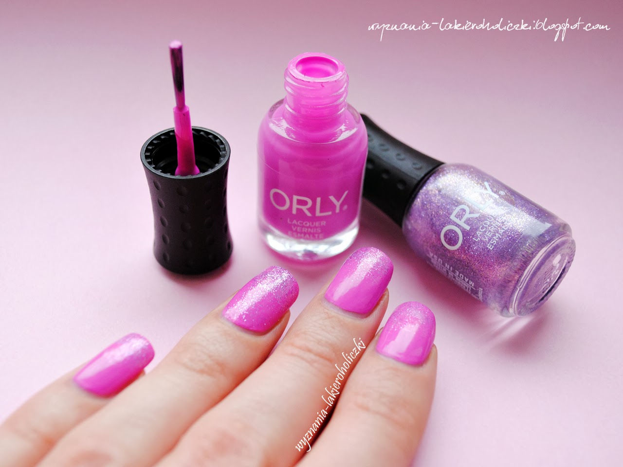 Confessions of a Polishaholic: Orlątkowy duet: Pink waterfall & Pixie ...
