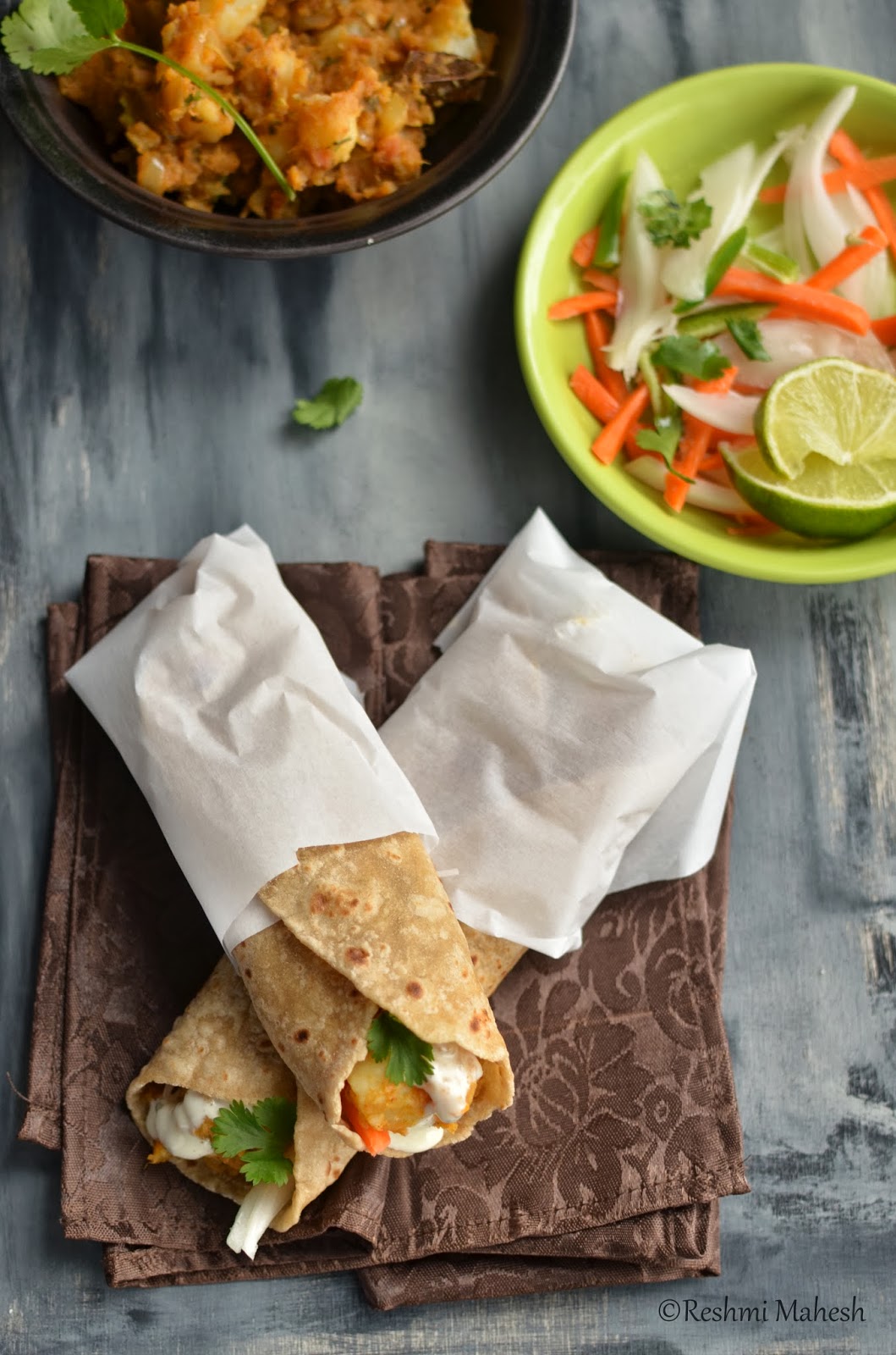 Easy Cook: Chapathi Rolls With Potato Masala