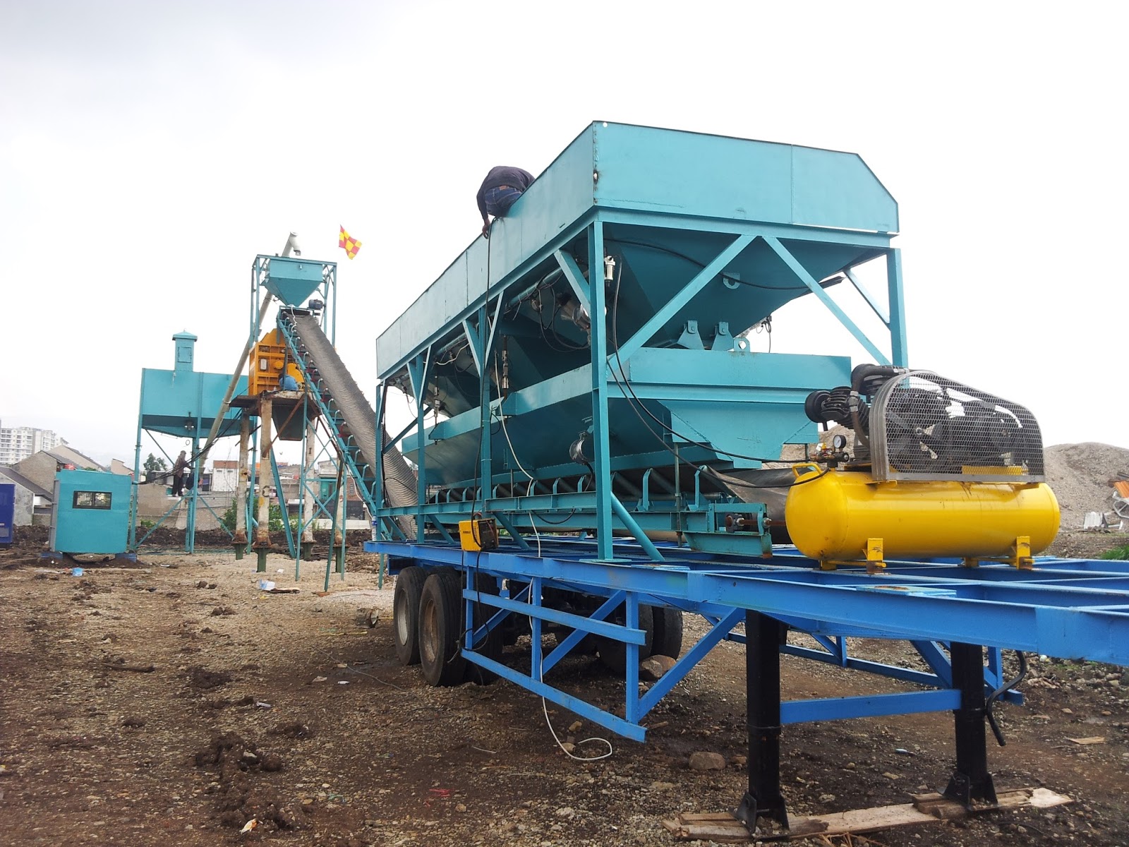 Disewakan Batching Plant Trailler Untuk On Site di Lokasi Proyek Anda ...