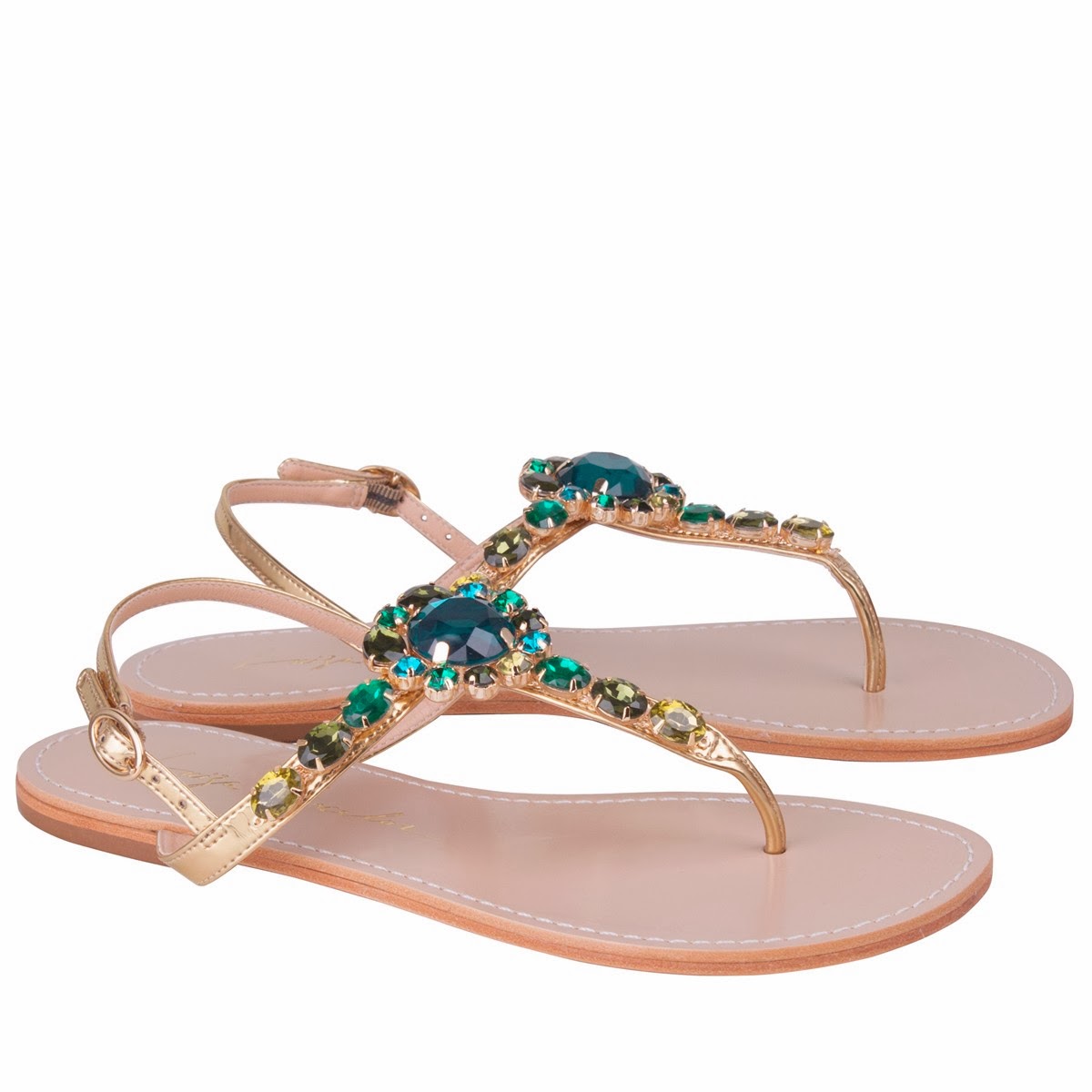 Garota Vaidosa: Tendências de Sandálias rasteiras verão 2014 - Pedrarias