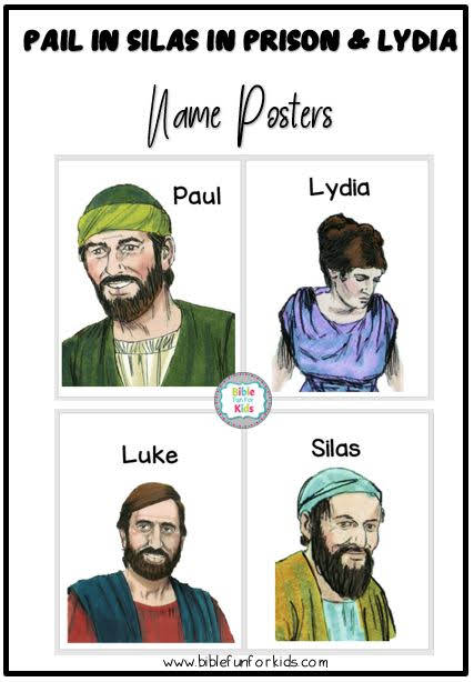 Paul & Silas in Prison and Lydia | Bible Fun For Kids