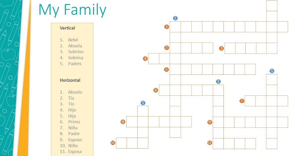 Cultura y TIC: INGLÉS. VOCABULARY. MY FAMILY (MI FAMILIA) EXERCISES ...
