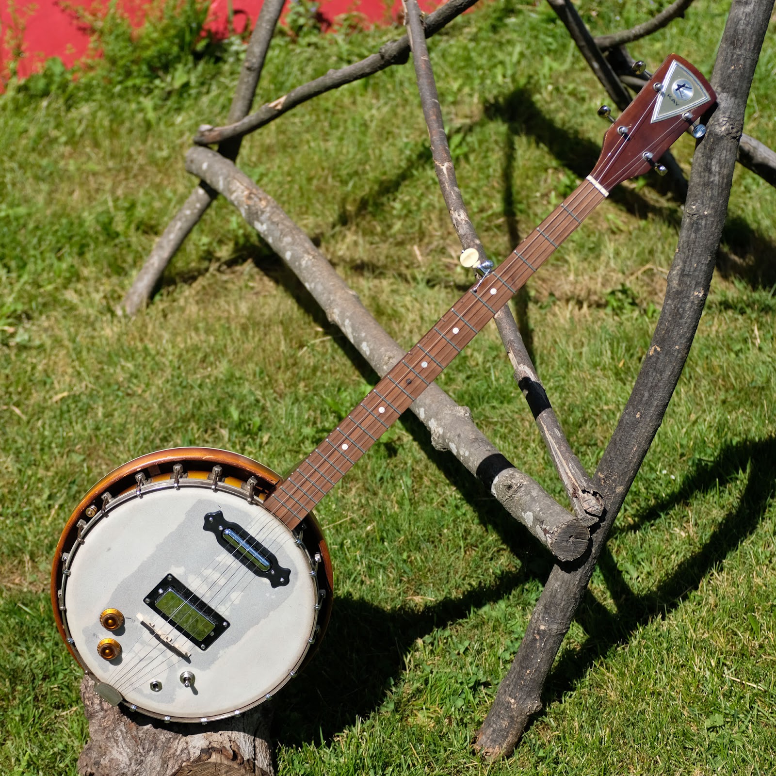 1960s/2018 Kay/Wildwood Electrified 5-String Banjo