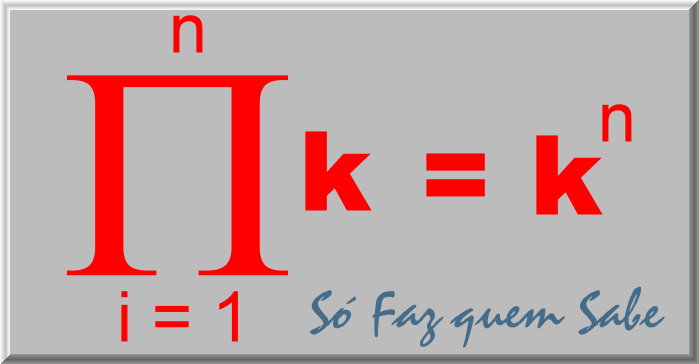 Um símbolo para o Produtório Definido. A notação PI para produtório ...