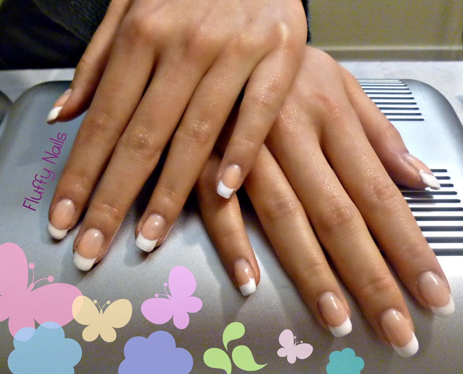 Fluffy Nails: Pose 10 : remplissage sur Mai, French permanente + gel ...