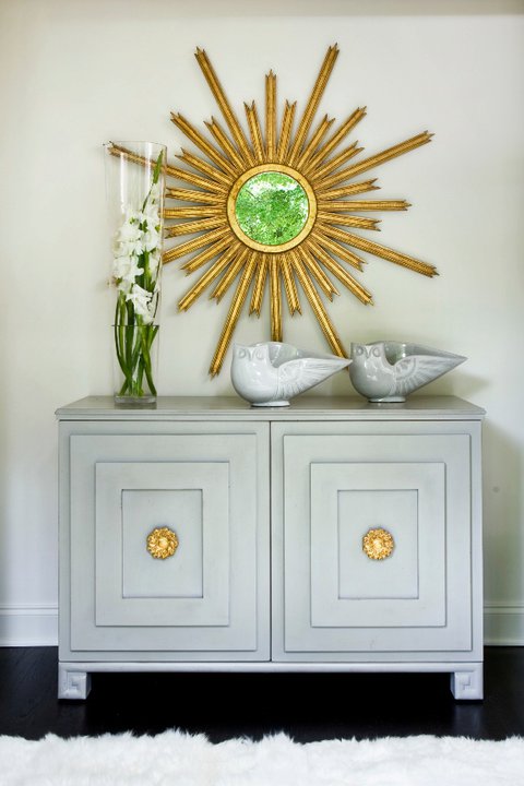 1201north: Julie's Dining Room: Accessorizing a Console Table