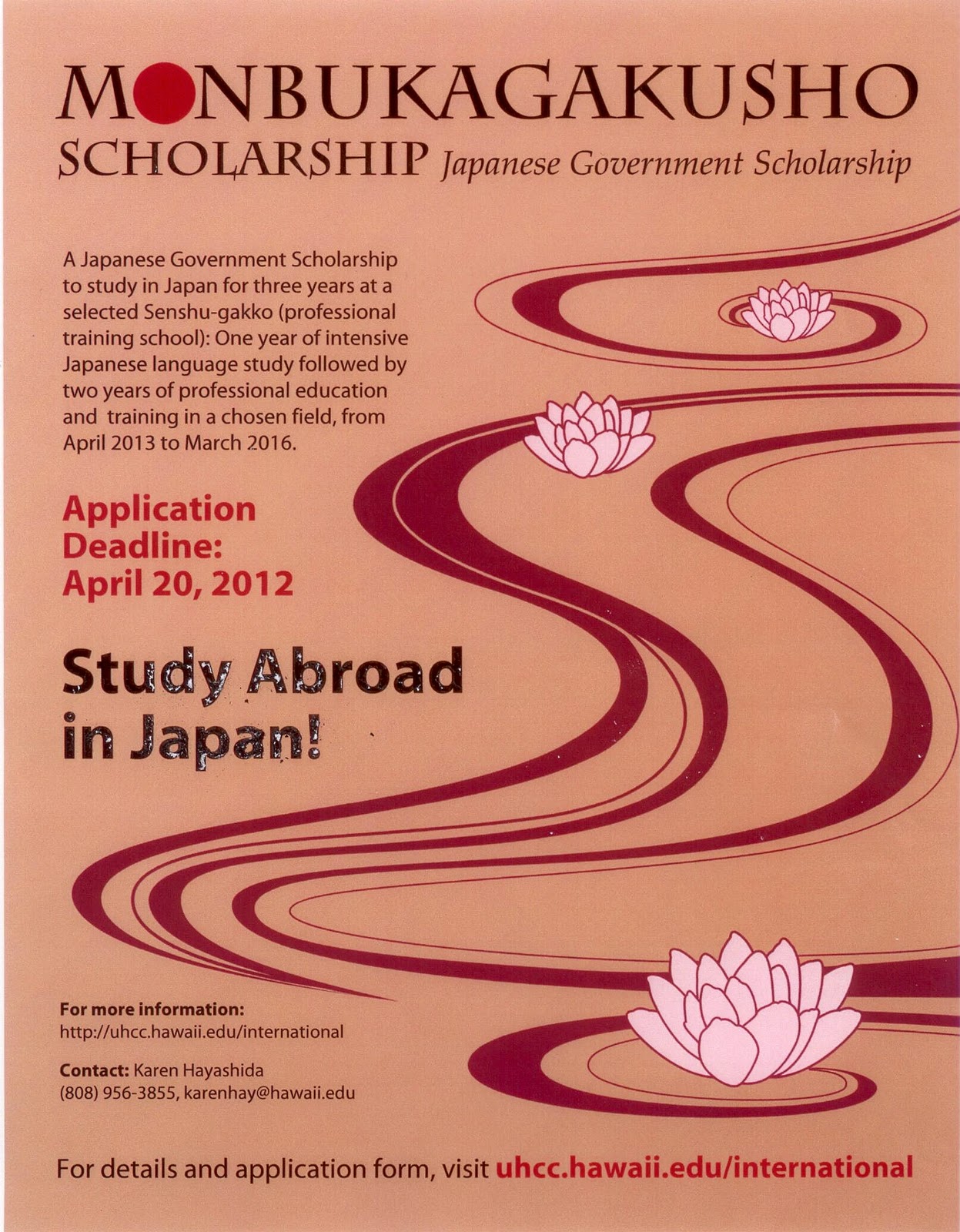 Monbukagakusho Scholarship