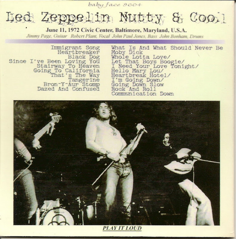 T.U.B.E.: Led Zeppelin - 1972-06-11 - Baltimore, MD (AUD/FLAC) "Nutty ...