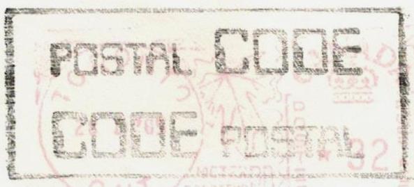 Postal History Corner: Nameless Postal Code Machine Cancellations ...