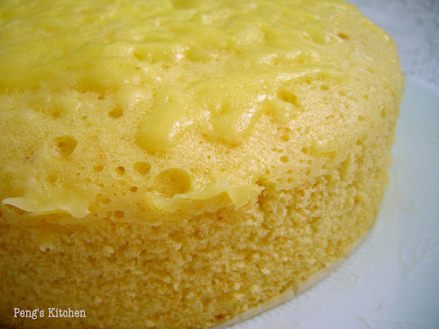 Peng's Kitchen: Steamed Cheddar Cheese Cake