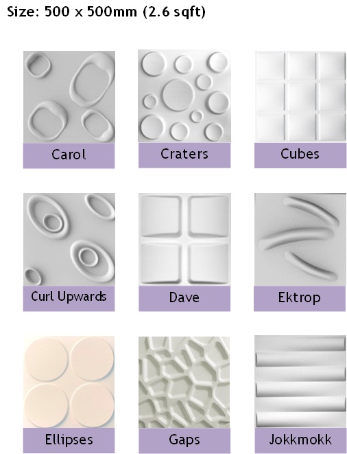 3D Board Wall Panel by Kreativ Hauz: 3D Board | Designs