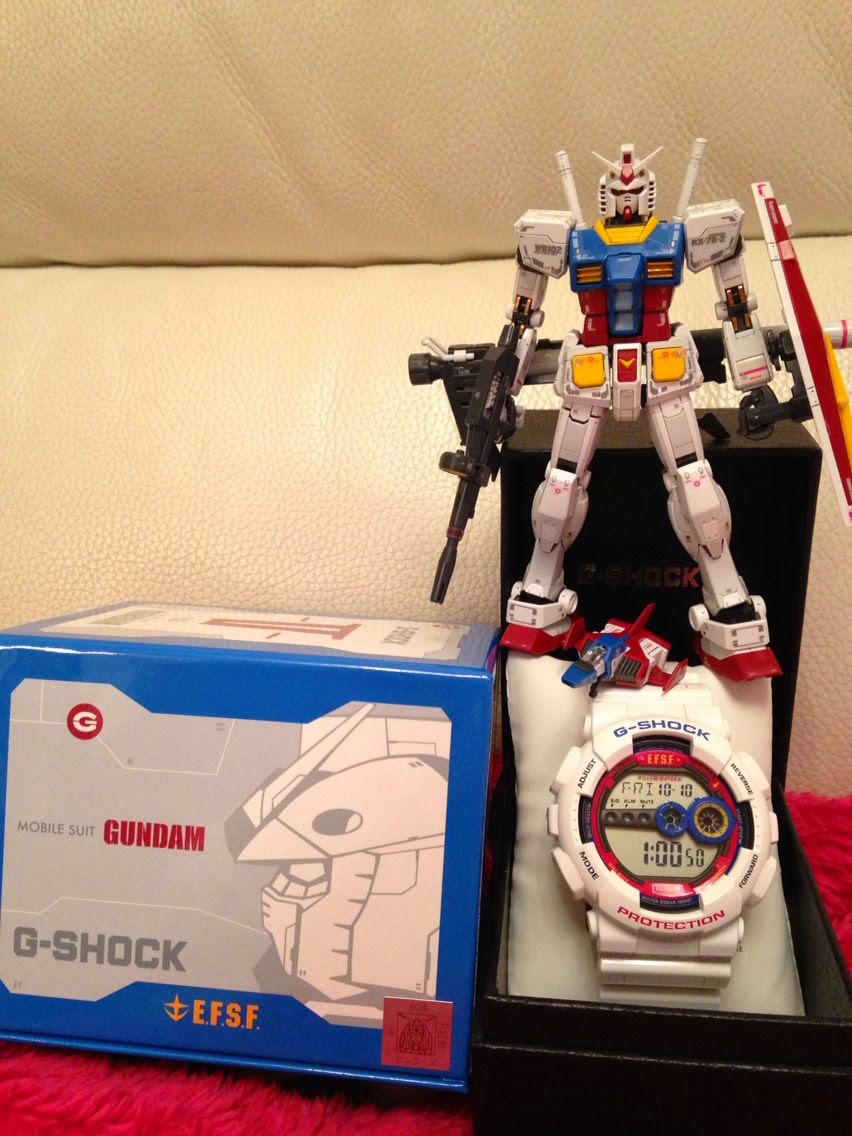 GUNDAM GUY: G-SHOCK x Gundam: Mobile Suit Gundam 35th Anniversary Watch ...