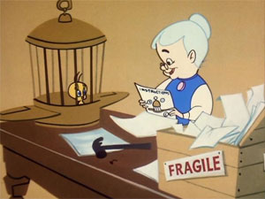 Cartoon-Vergleich: THE JET CAGE