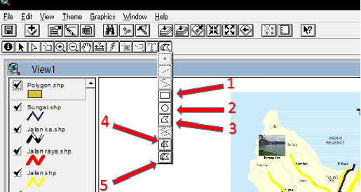 TUTORIAL DIGITASI ARC VIEW - RUMAH KULIAH