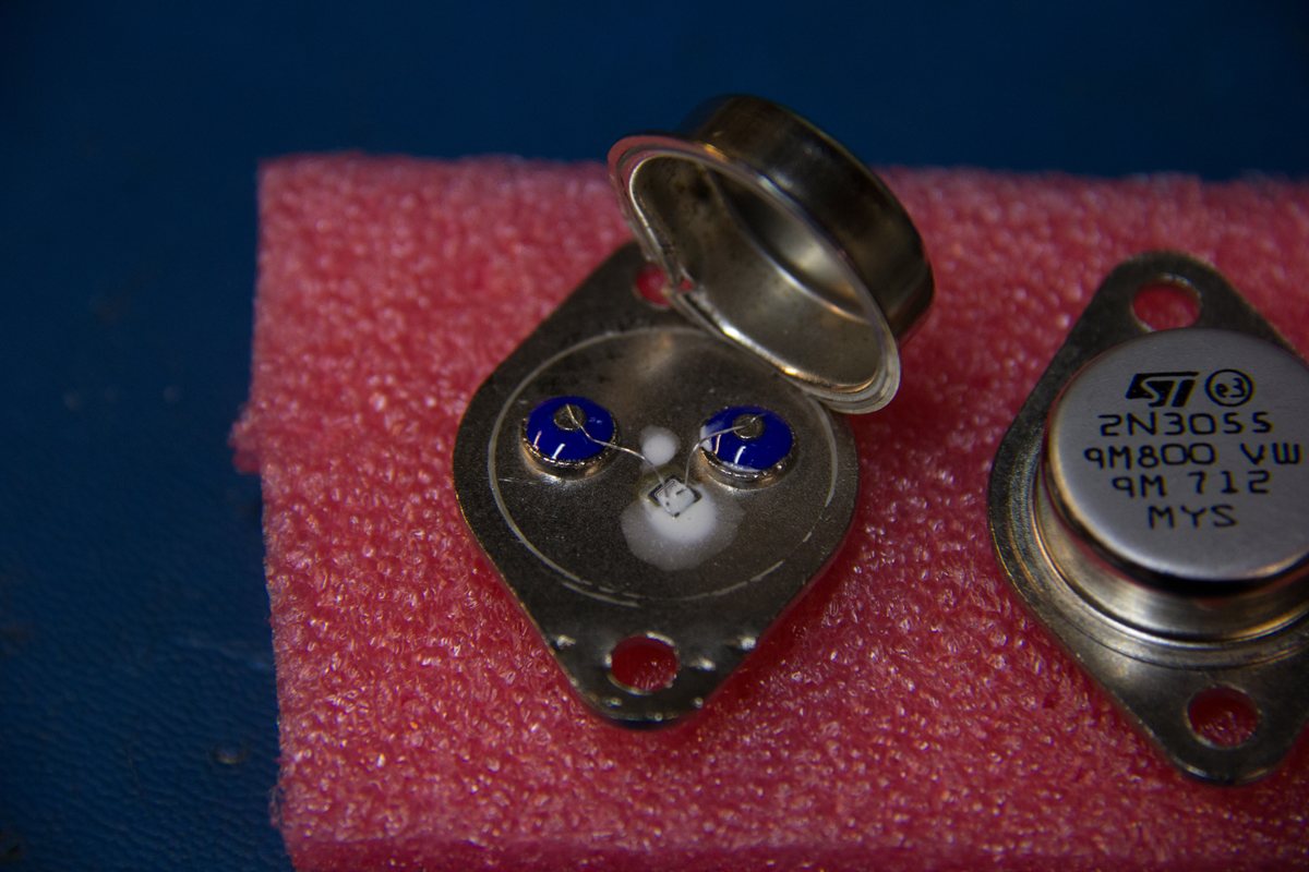 playing with bits: Counterfeit 2N3055 Transistors from eBay