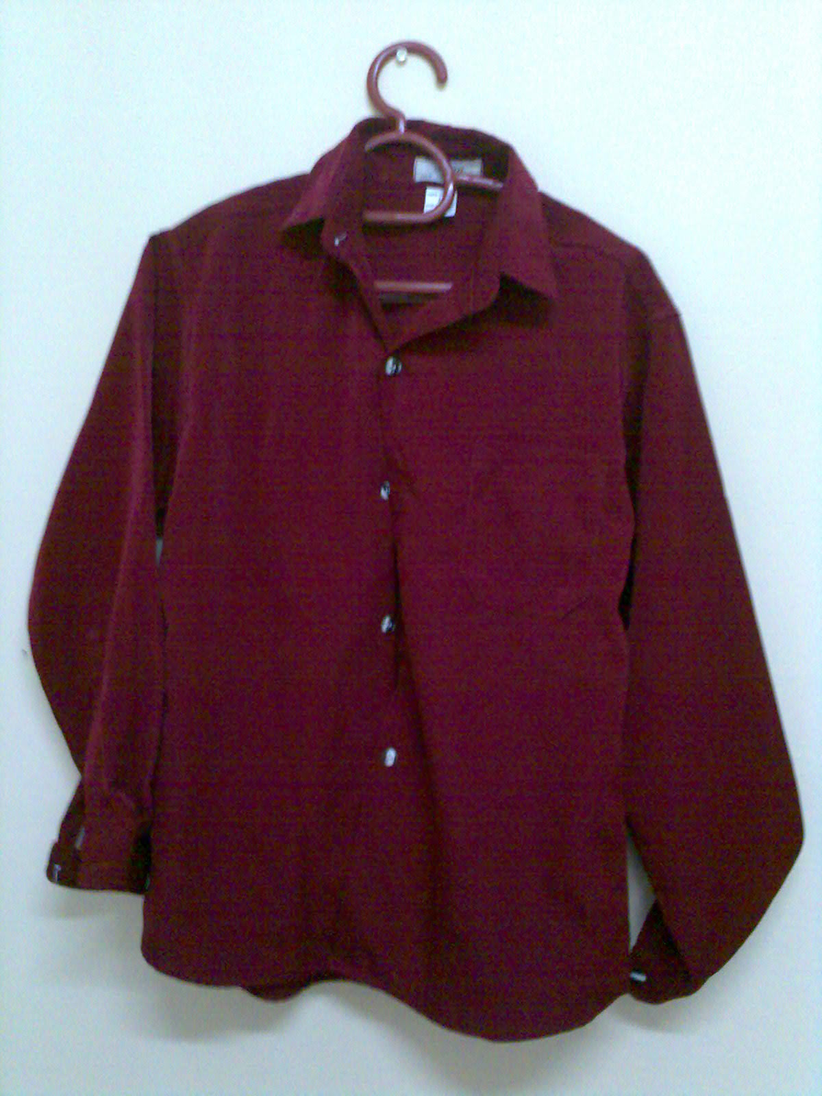 Baju Second Hand Murah: Kemeja Maroon