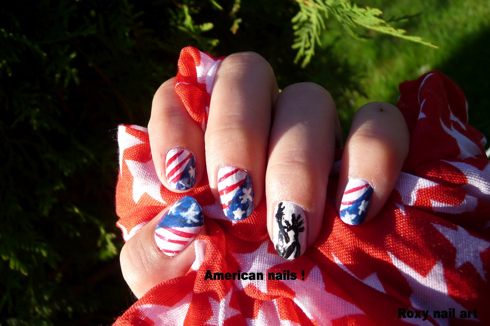 roxy nail art: American nails