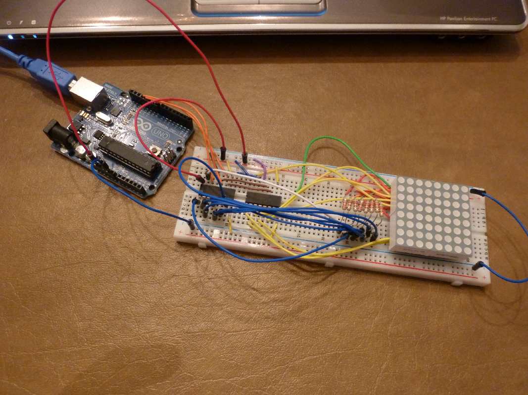 Hands On - Arduino: Project 19 - LED dot Matrix Display - Part 2