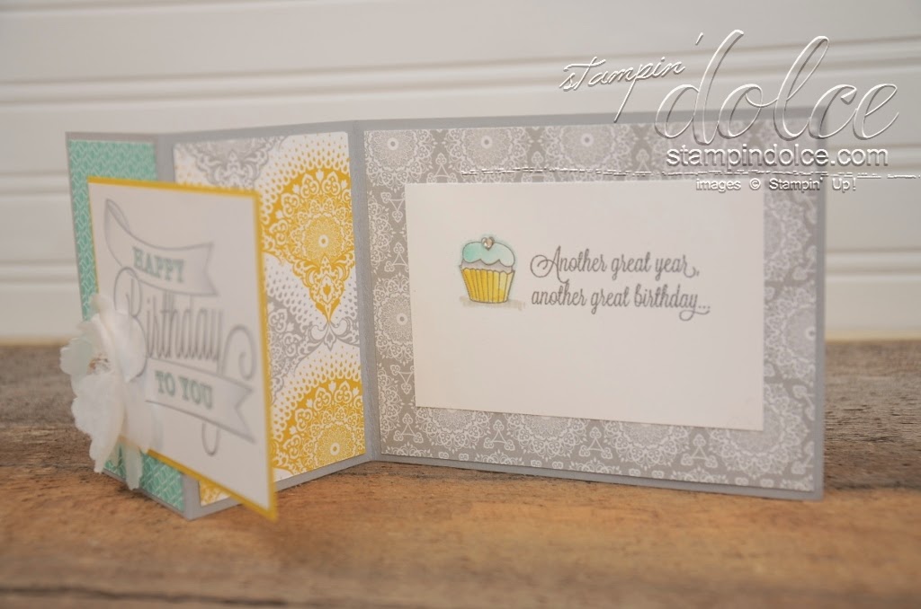 Stampin' Dolce: diy Zfold card tutorial