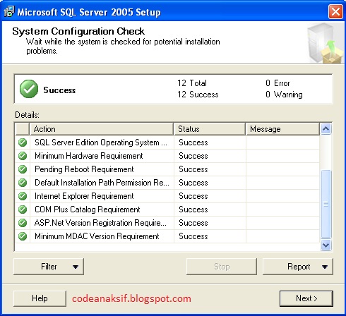 Tutorial Cara Install SQL Server 2005 Express Edition 64/32bit di ...