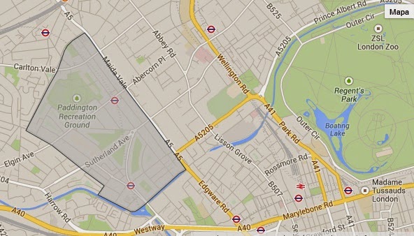 Malagueña en Londres: Barrios de Londres: Maida Vale