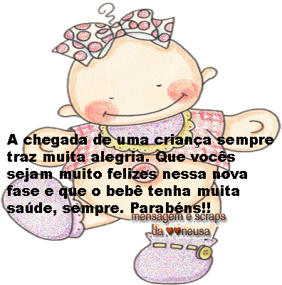 MENSAGENS & AFINS: SCRAPS PARABENS PELA CHEGADA DO BEBE