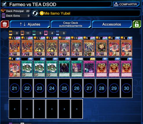 DUEL LINKS GUIAS: Farmeo Tea DSOD