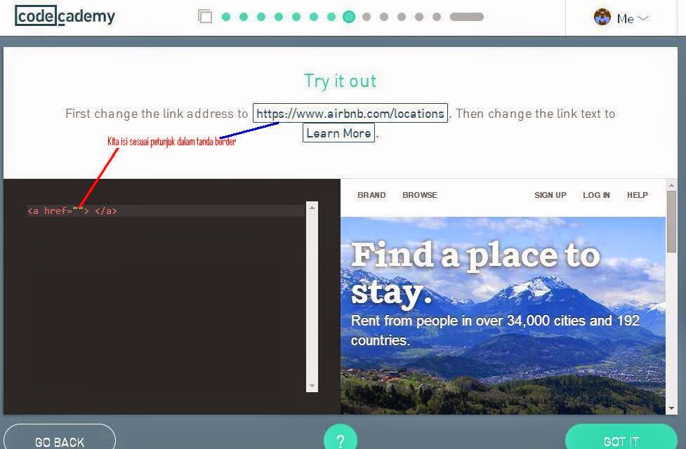 Tutorial Interaktif Codeacademy