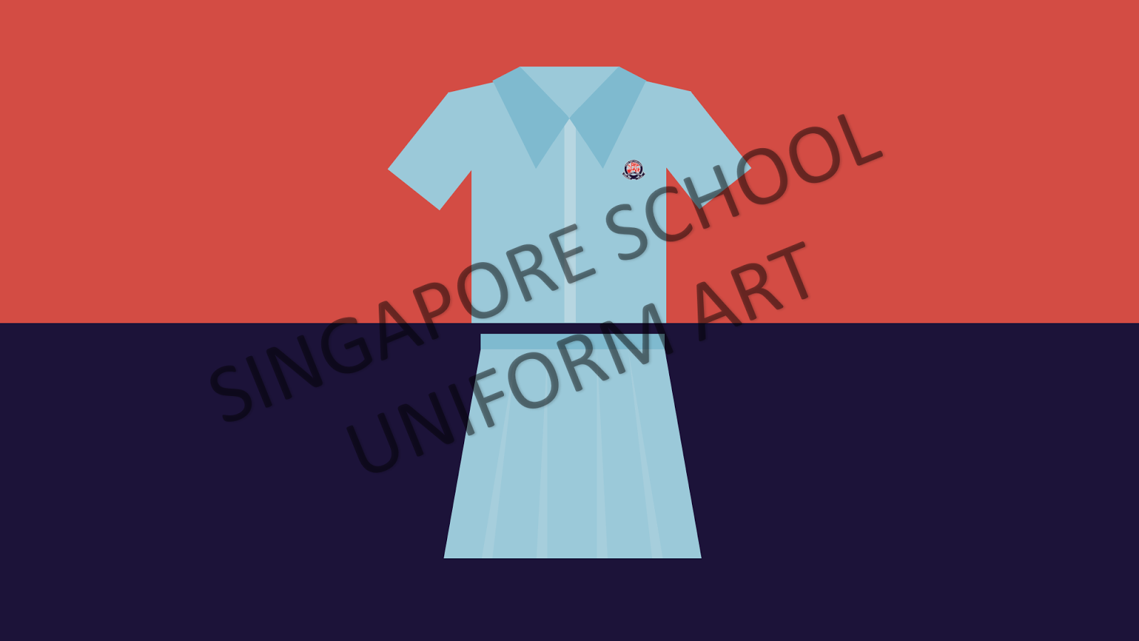 Chestnut Drive Secondary School - Singapore School Uniform Art
