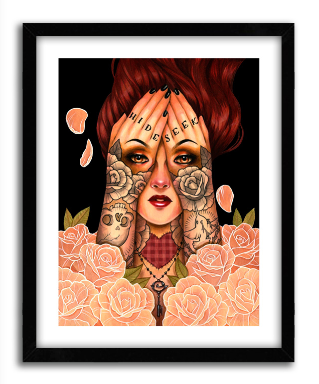 INSIDE THE ROCK POSTER FRAME BLOG: Glenn Arthur Hide And Seek Print on ...