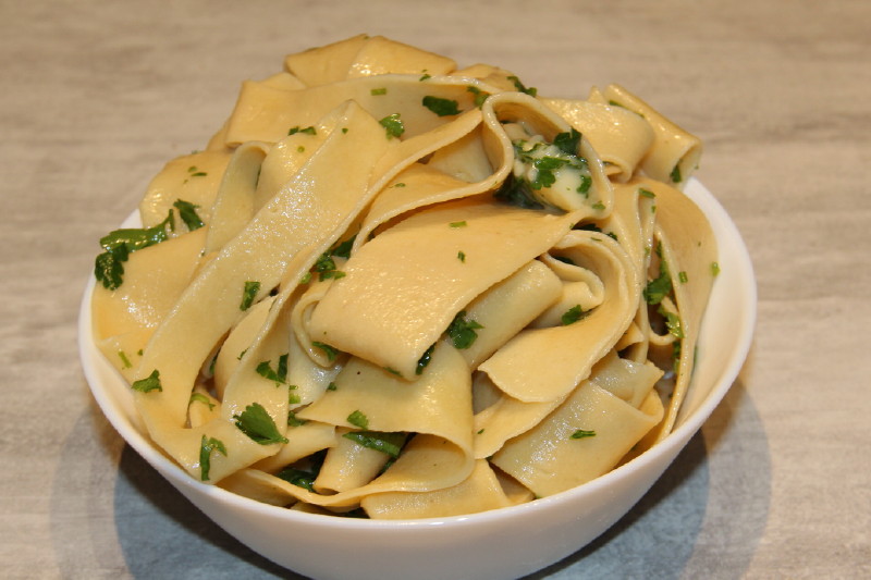 Godt og Sunt: Hjemmelaget pasta : Pappardelle
