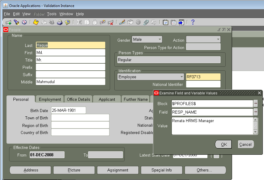 Oracle HRMS World: Usage of Help Diagnostics in eBS