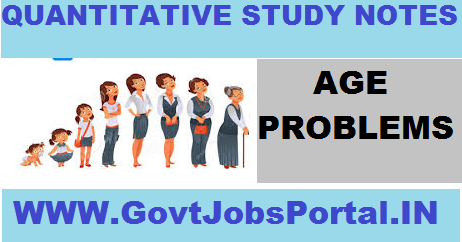 QUANTITATIVE APTITUDE AGE PROBLEMS