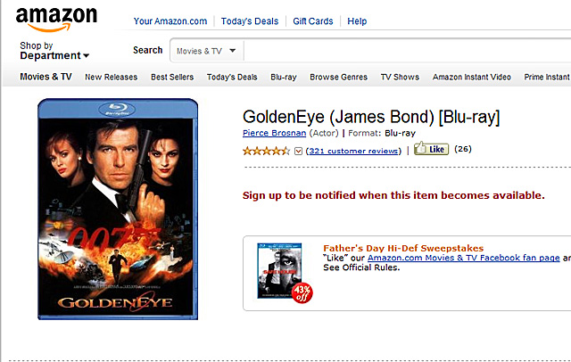 吳공본드 스토리: 클래식 007 시리즈 블루레이 낱개로도 출시되나?