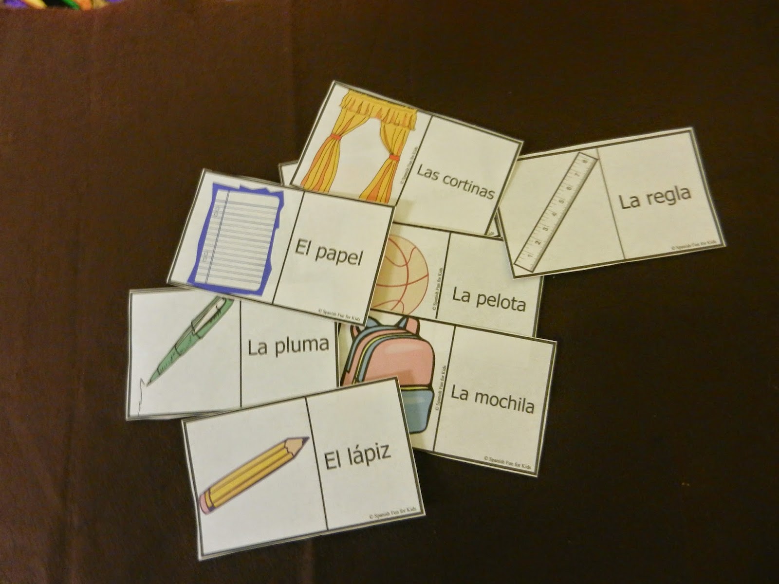 Music and Spanish Fun: Games to help students learn Spanish words.