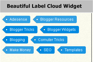 How to Add Beautiful Label Cloud Widget In Blogger - FavBloggerLab