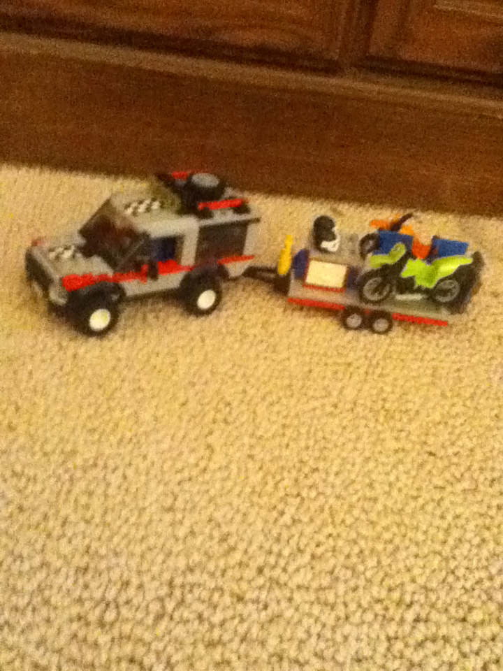 Lego Boy Creates: Dirt Bike Transporter
