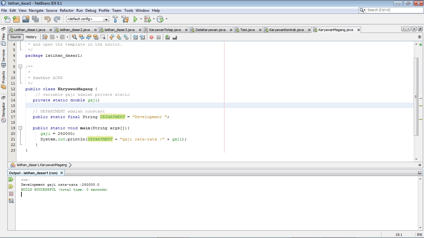 Belajar Java - Tipe Variable Java - Variable Types - Java NetBeans ... Belajar Java - Tipe Variable Java - Variable Types - Java NetBeans ...