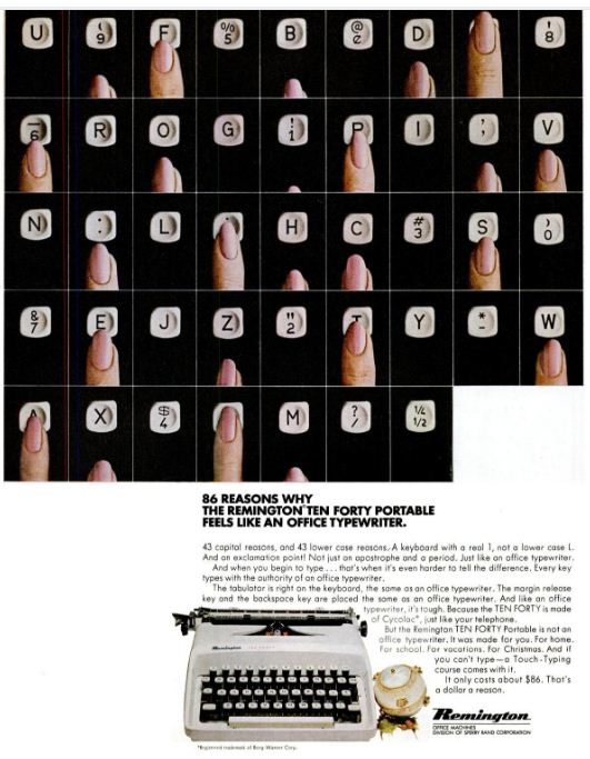 oz.Typewriter: Flash Typewriters, Flash Cars: 1928-1968