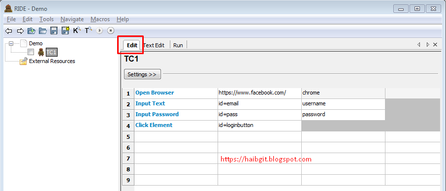 First Testcase Using Robot Framework Test Case Làm Quen Robot Framework ~ Automation Testing