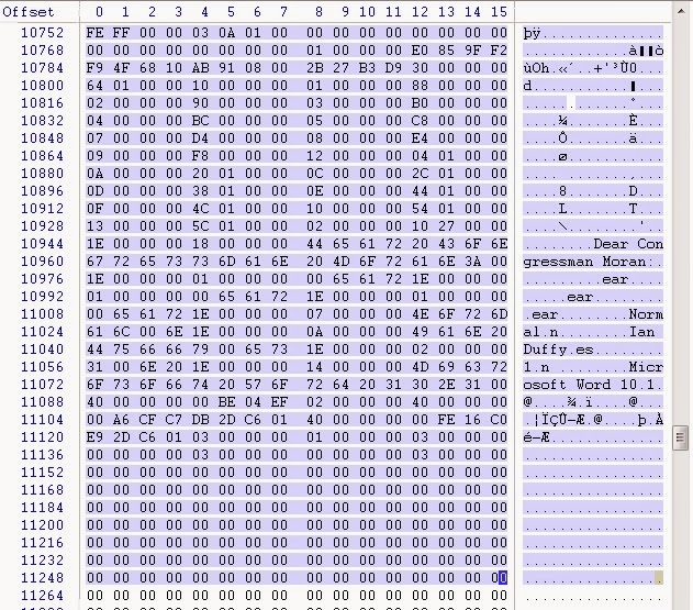 Forensecurity: Microsoft Office Compound Document Internals (Part 2 ...