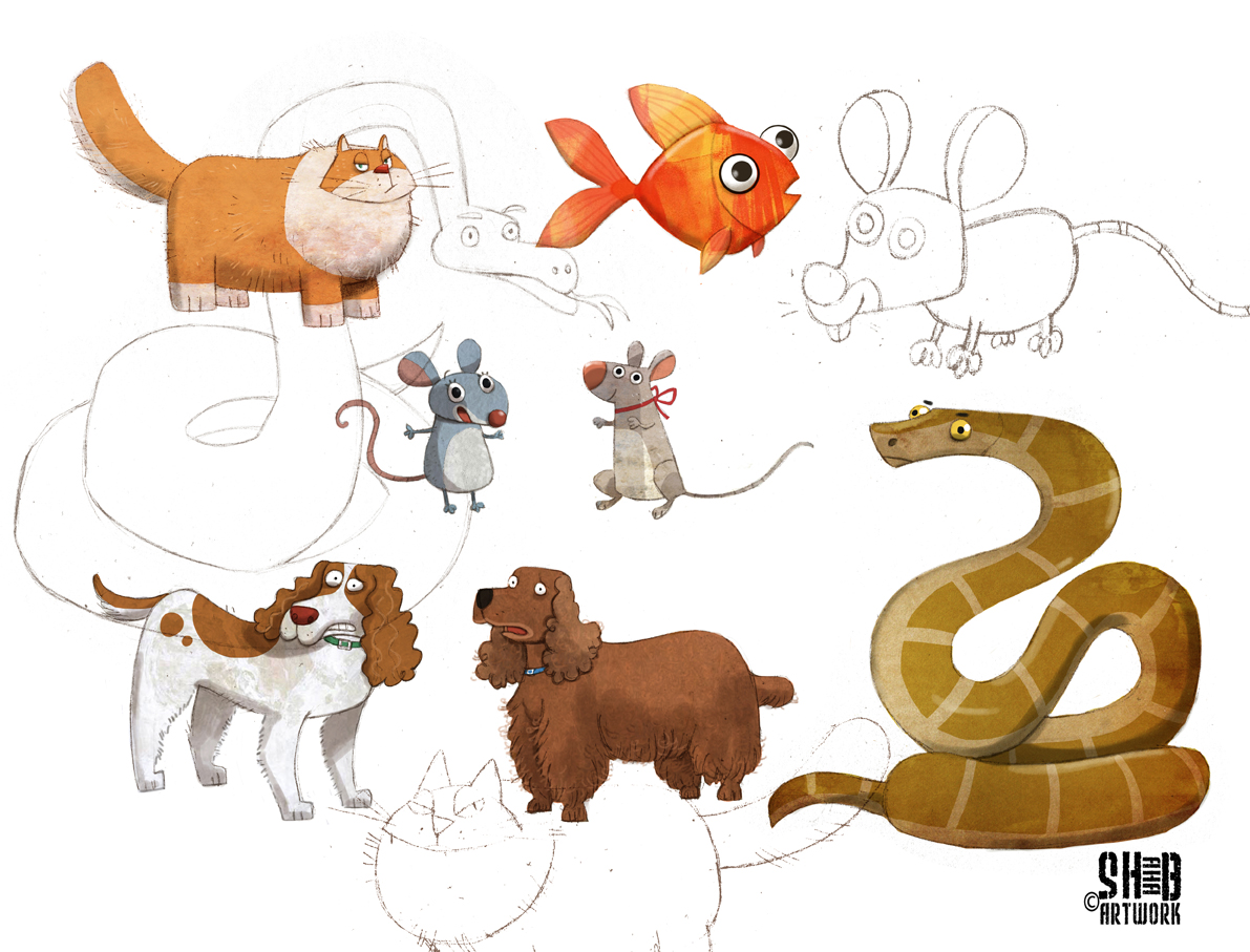 shahab shamshirsaz : Characters