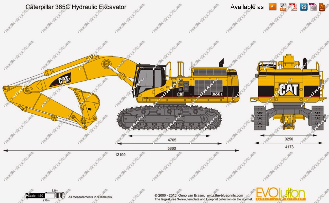 Elarchy Graphics: Caterpillar 365B
