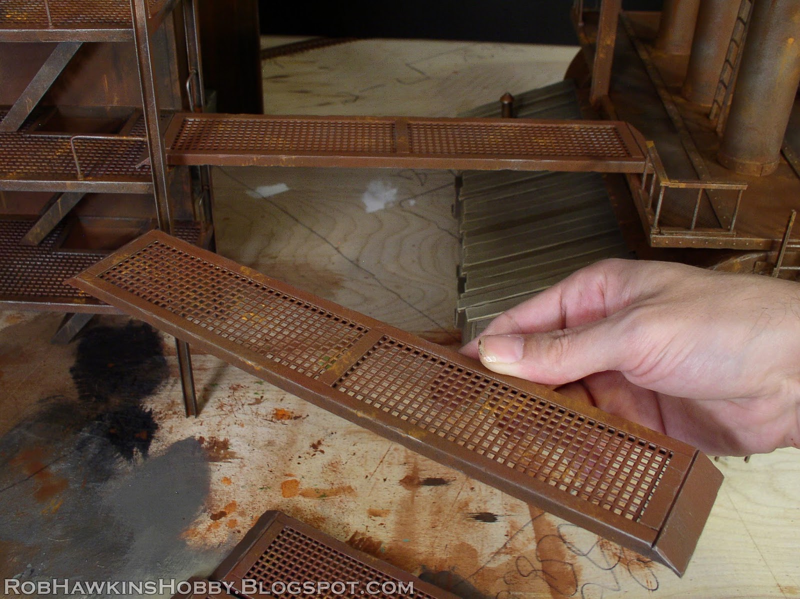 Rob Hawkins Hobby: WWX Terrain: Industrial Structures