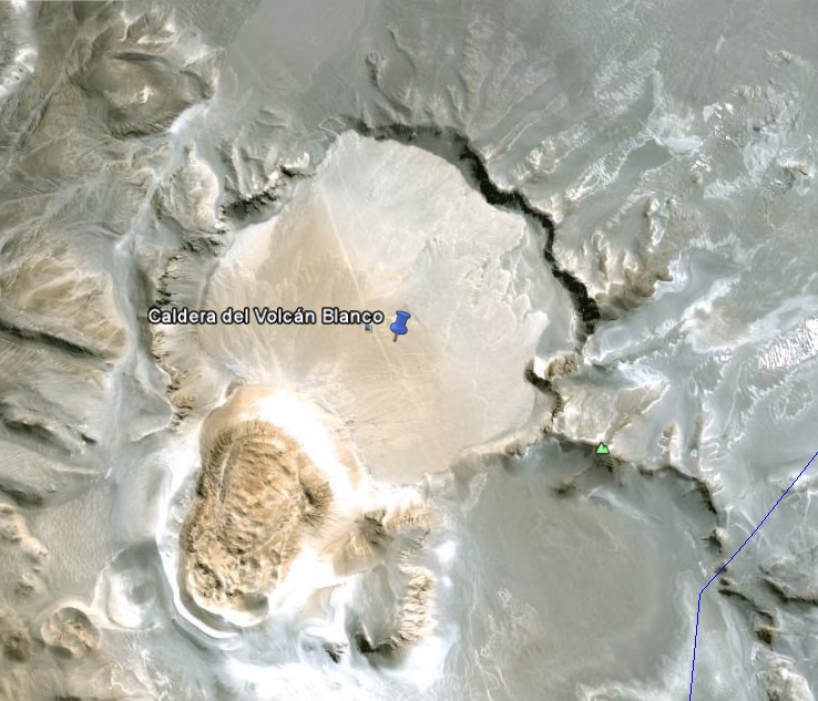 Notables de Tinogasta: 95 - Caldera del Volcán Blanco