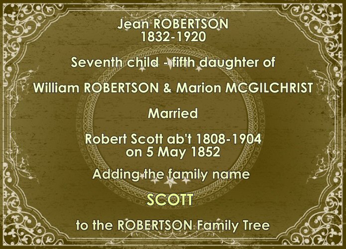 JEAN ROBERTSON 1832-1920