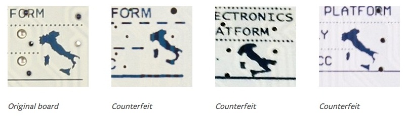 Gambar 6. Peta Arduino Original dan Tiruan (www.arduino.cc)