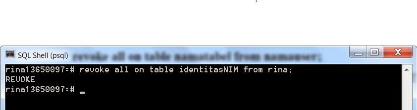 MODUL 2 : PEMBUATAN DAN MANAJEMEN TABEL ~ RINA NIRMALA AMIEN