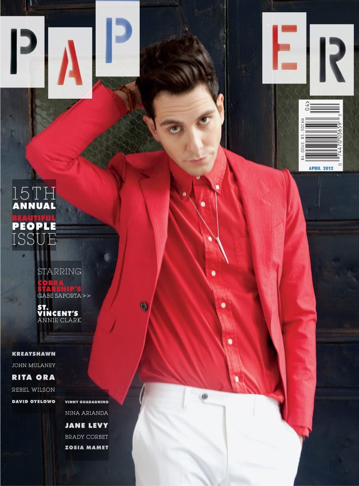 RAW information group: PAPER MAGAZINE APRIL 2012 / BLISS LAU